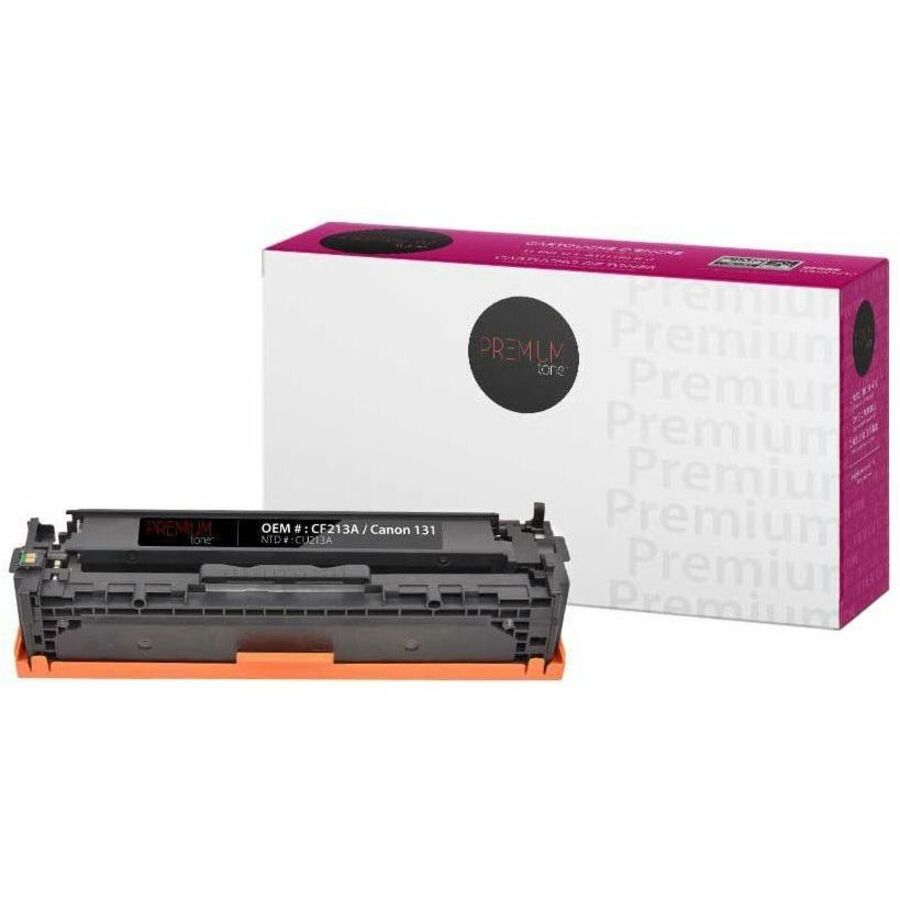 Premium Tone Toner Cartridge, Alternative for Canon, HP, Magenta, 1800 ...