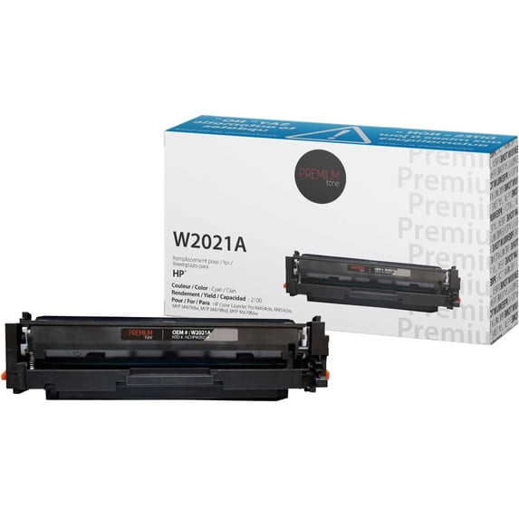 Premium Tone Toner Cartridge, Alternative for Hewlett Packard W2021A ...