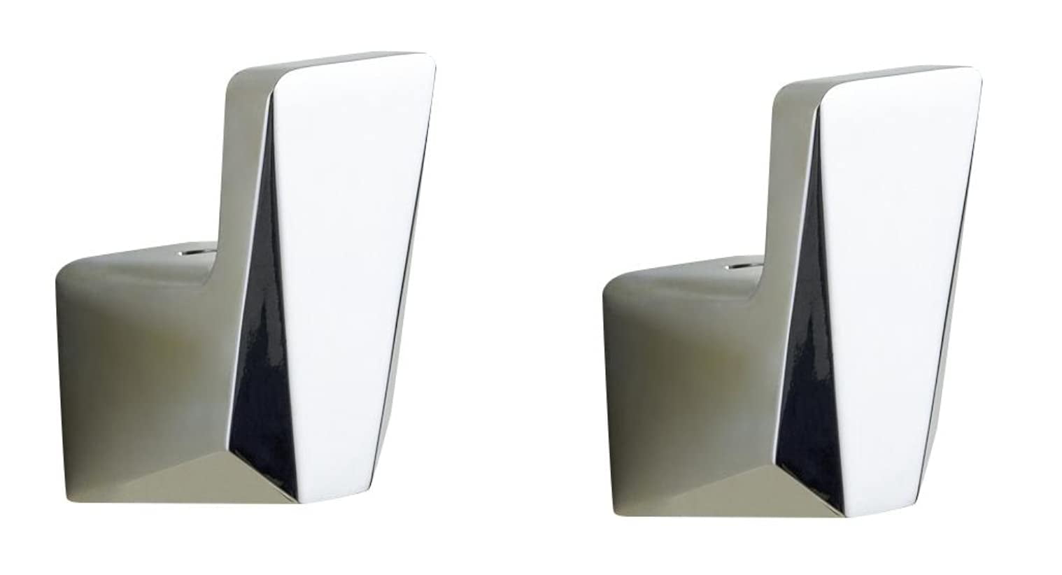 Premium Towel Hooks - Chrome Bathroom Hook Wall Towel Hooks (2 Pack ...