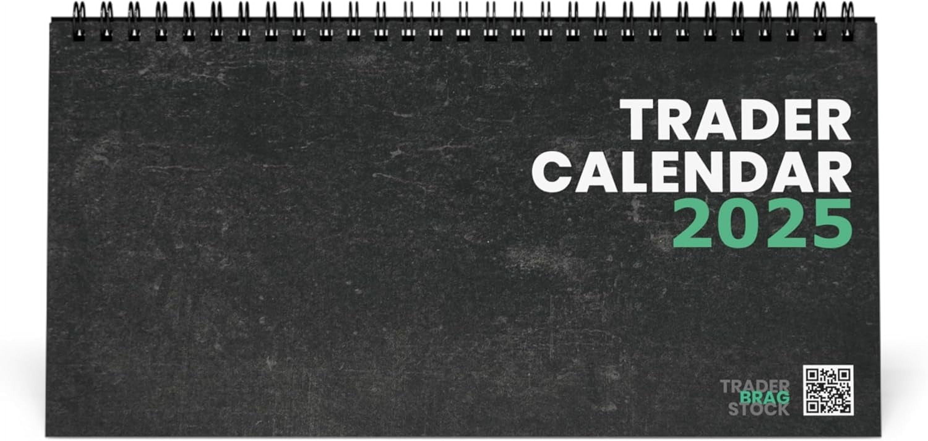 Premium Trader desk Calendar 2025 Standing Flip - Stock Market Planner ...