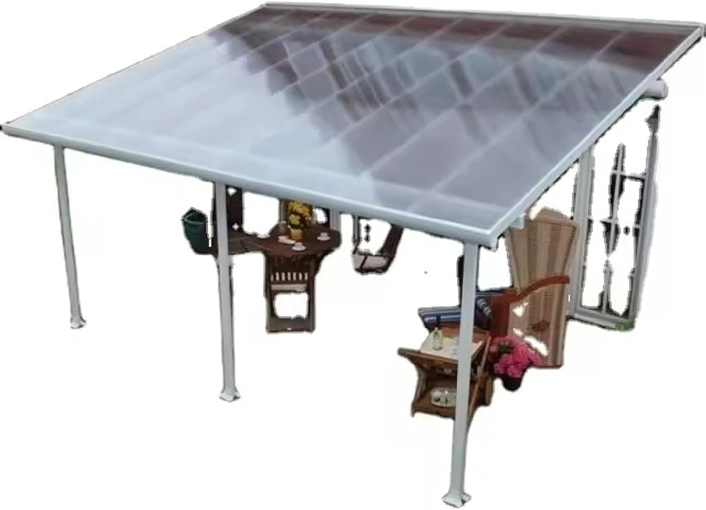 Premium Transparent Polycarbonate Roofing Sheet - UV Protection ...
