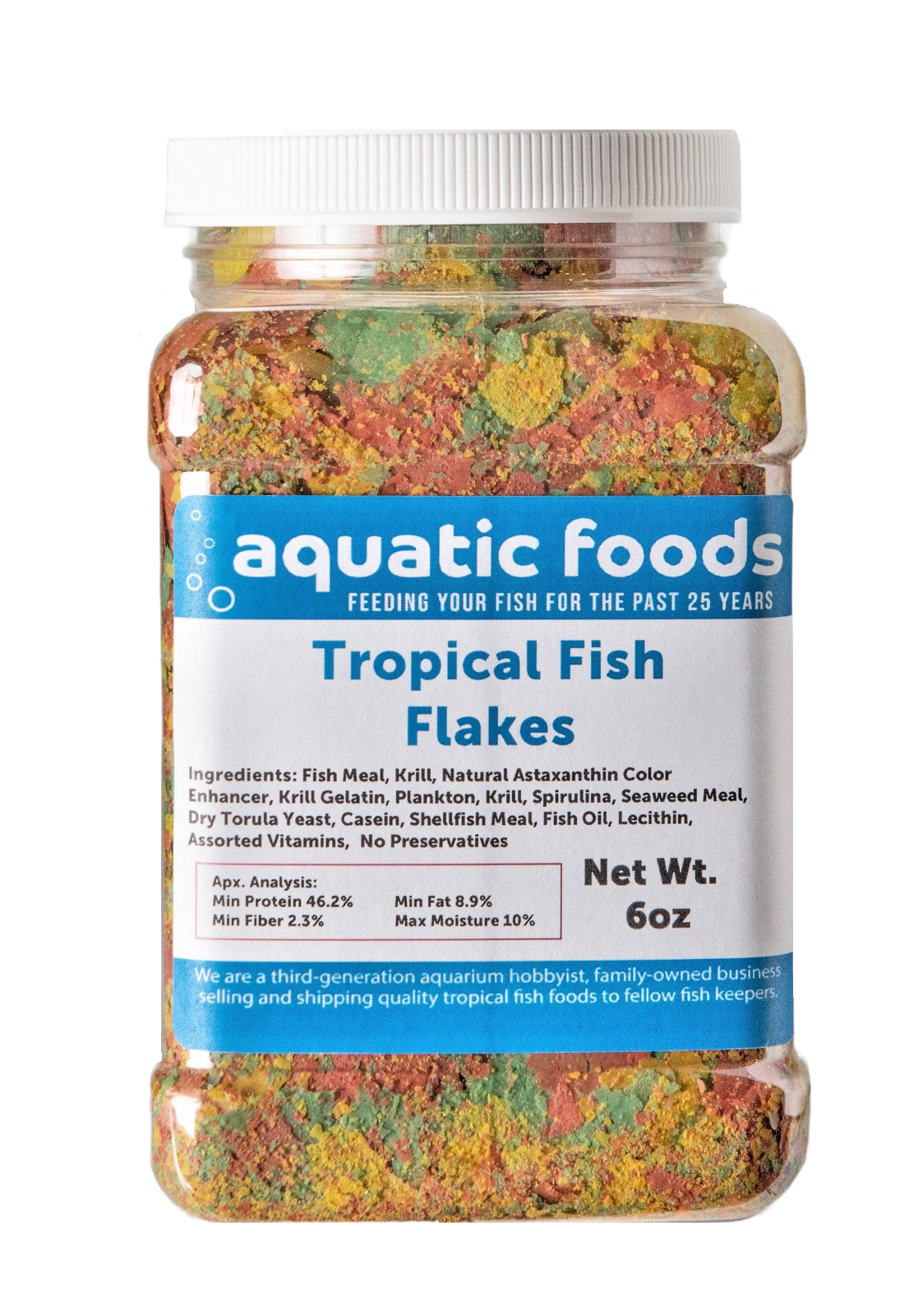 Premium Tropical Fish Flakes, for All Community Tropical Fish, Cichlids ...