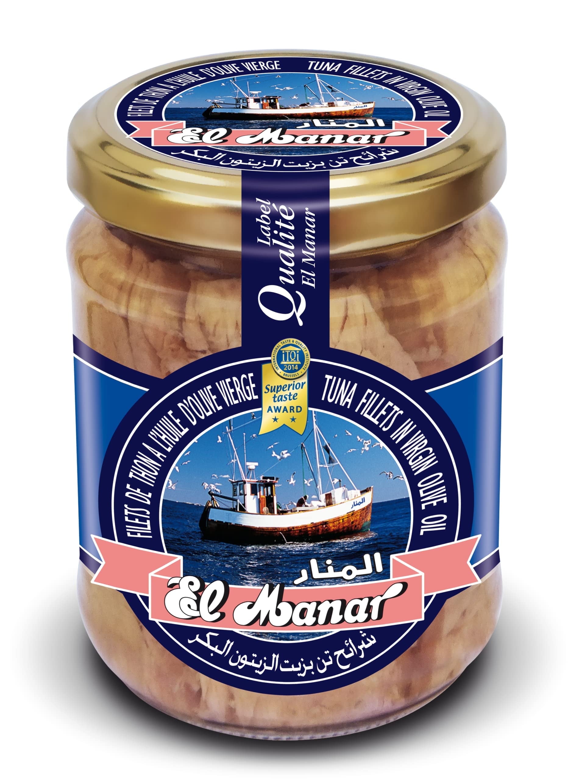 Premium Tuna Fillets in Olive Oil O 7 oz Jar, Pack of 6 - Gluten Free ...