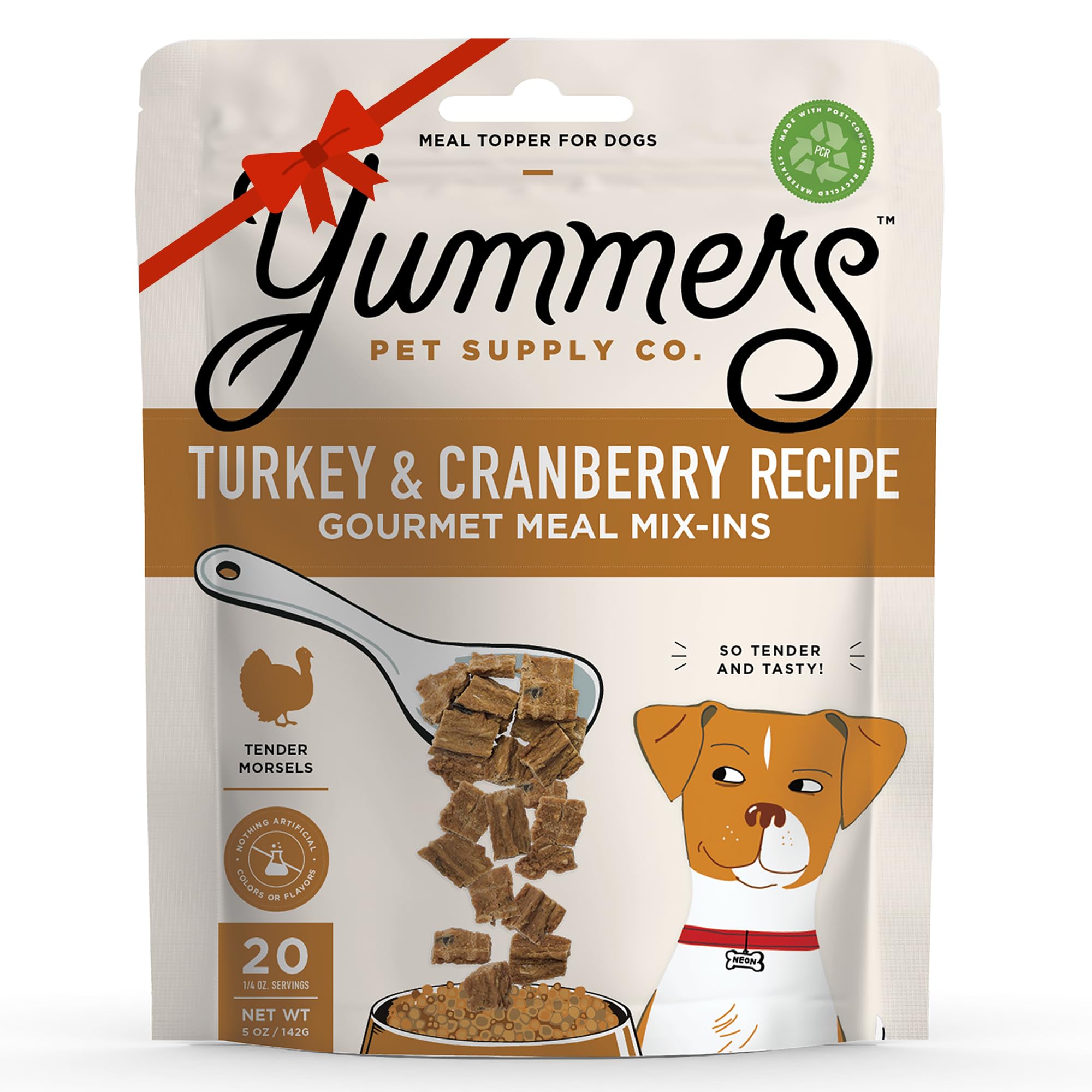 Premium Turkey & Cranberry Recipe Meal Mix-Ins, 5 Oz - Dog Food Topper ...