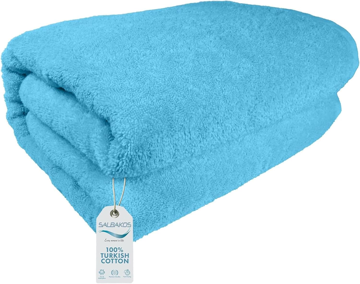 Premium Turkish Jumbo Bath Sheet, 100% Turkish Cotton, Absorbent ...