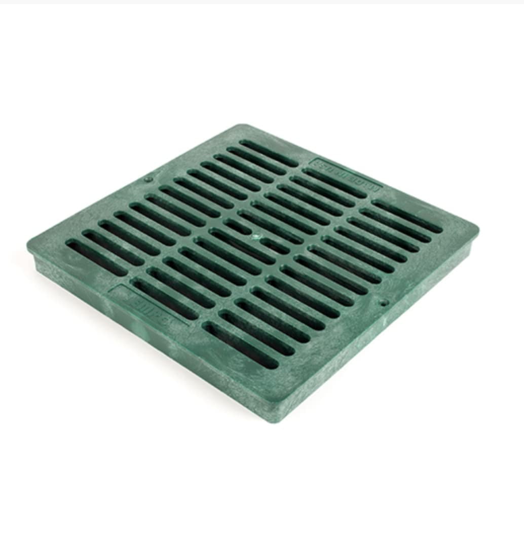 Premium USA Made 12" Inch Outdoor Square Catch Basin Drain Grate Cover ...
