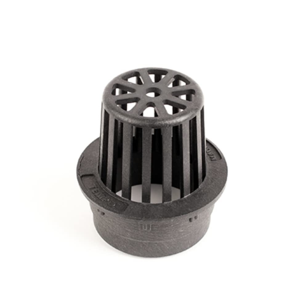 Premium USA Made 3" Inch BLACK Outdoor Round Atrium Drain Grate Cover ...