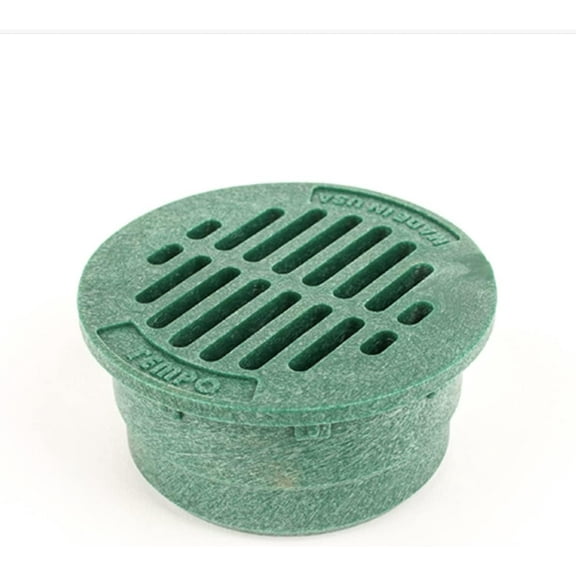 Heavy Duty Grate 12 Inch Green - Square Drain Cover for Garden Beds ...