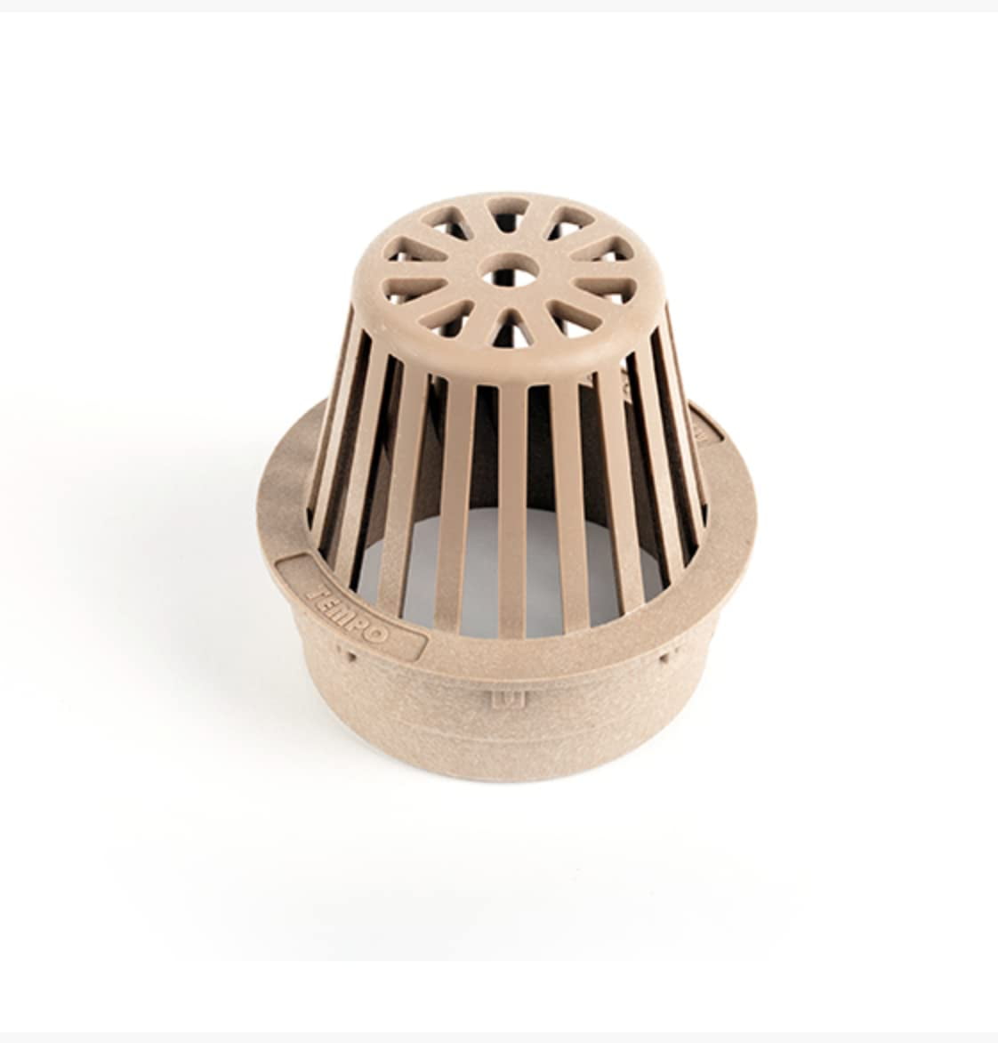 Premium USA Made 4" Inch TAN Outdoor Round Atrium Drain Grate Cover ...