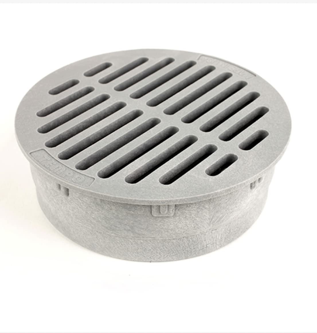 Premium USA Made 6" Inch Outdoor Round Flat Drain Grate Cover - Fits ...