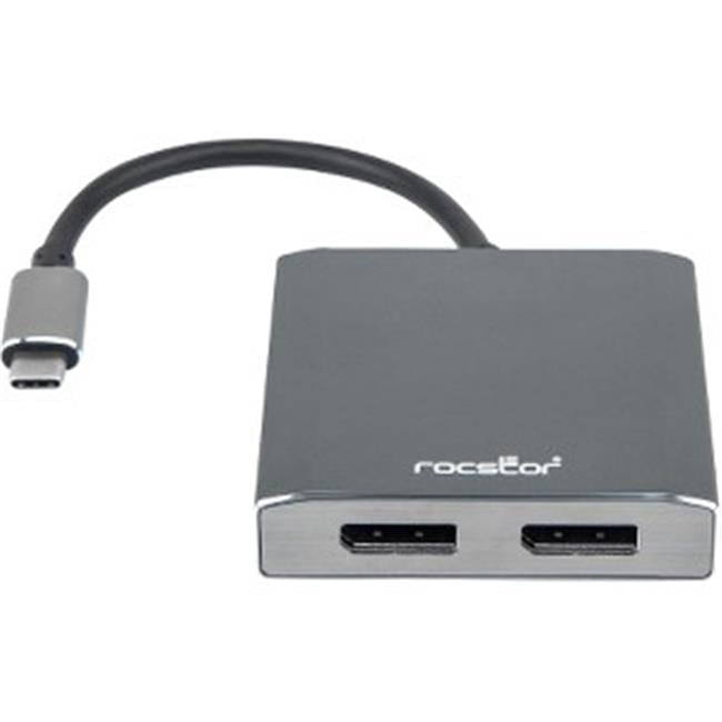 Premium USB-C to Dual DisplayPort Multi Monitor Adapter - Walmart.com Premium USB-C to Dual DisplayPort Multi Monitor Adapter - Walmart.com
