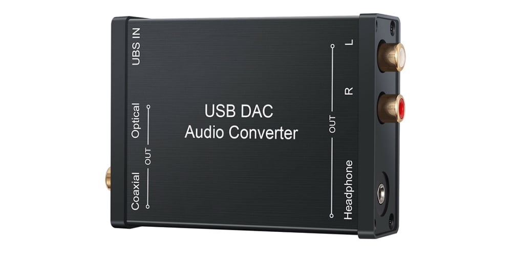 Premium USB DAC External Sound Card For PC Mac Android PS4 - Walmart.com