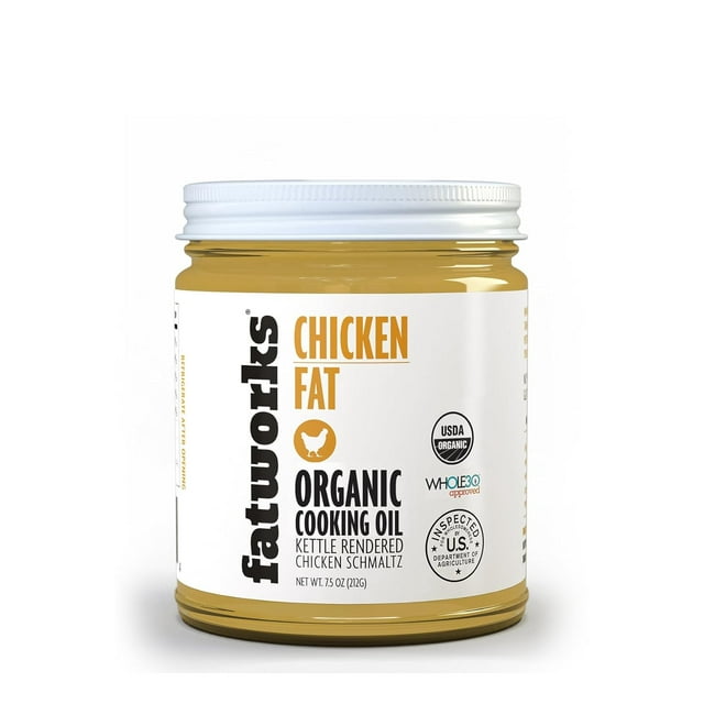 , Premium USDA Organic Chicken Fat, Ultimate Cooking Oil for Gourmet ...