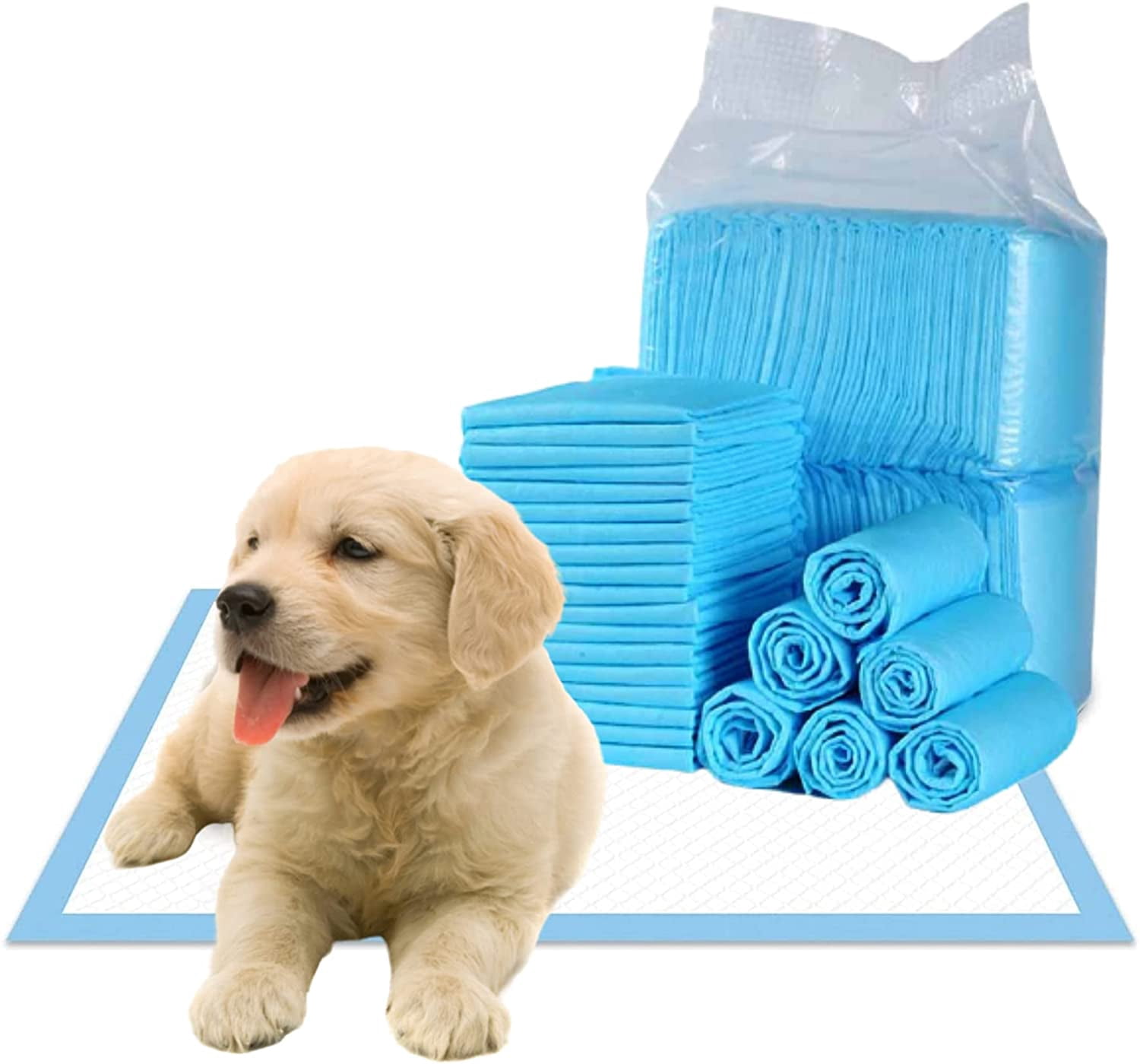 Premium Ultra Absorbent Gel Pee Pads 23"X23", 6 Layers of Protection ...