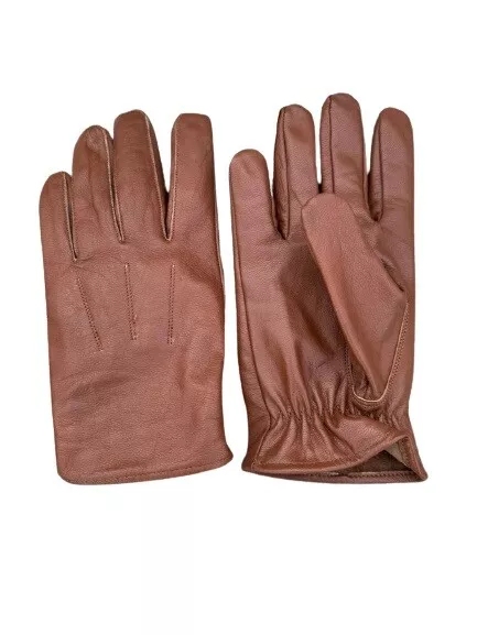 Premium Unlined Police Dressing Driving Gloves, Soft Sheep Genuine ...