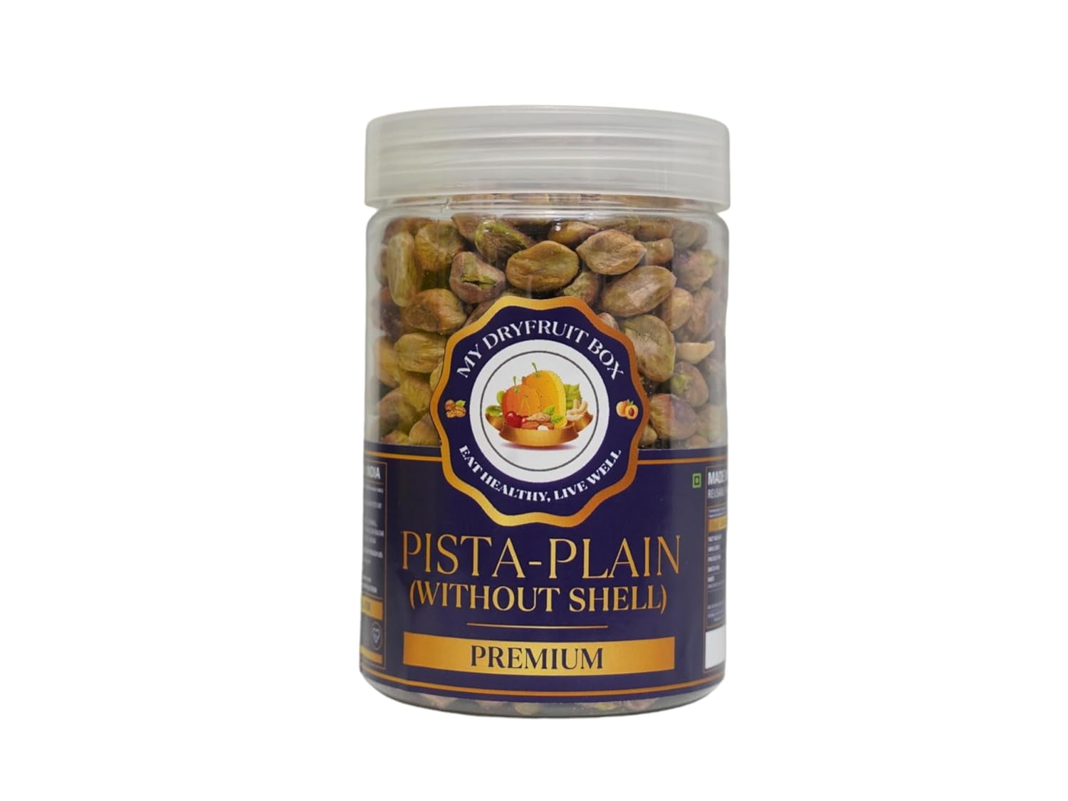 Premium Unsalted Plain Pista Kernels Without Shell By My Dryfruit Box ...