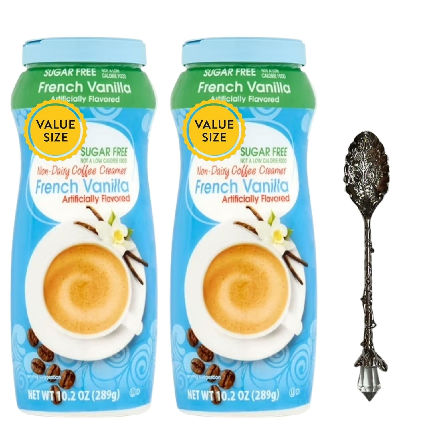 Premium Value Great Non-Dairy Coffee Creamer, 10.2 oz with Dumbass ...