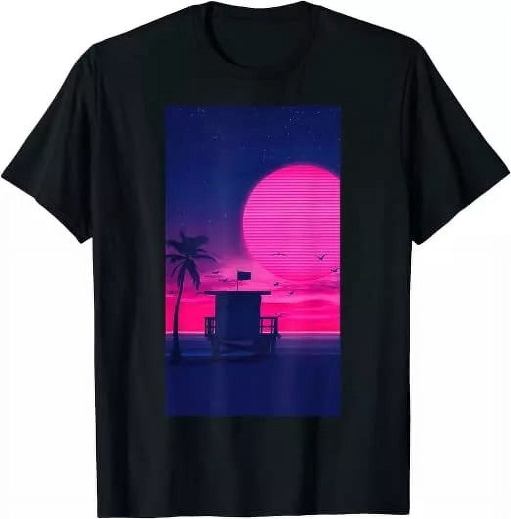Premium Vaporwave Aesthetic Synthwave 80s Retrowave T-Shirt Sizes S-5XL ...