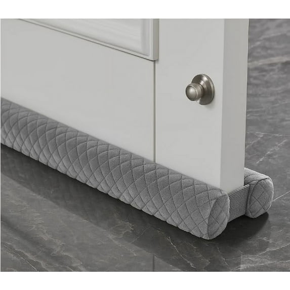 Premium Velvet Under Door Draft Stopper, 30'' to 36'' Adjustable Gap ...