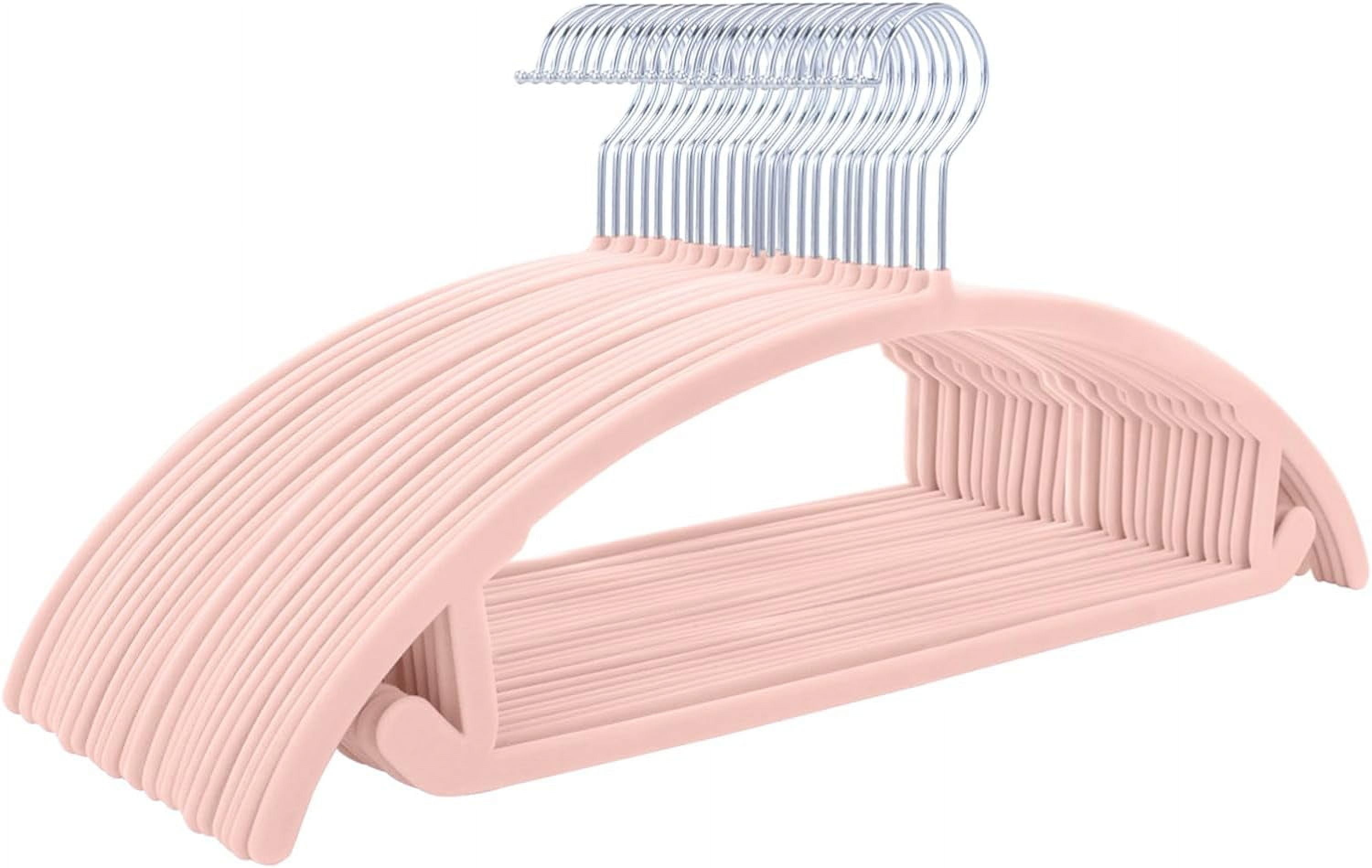 Premium Velvet Hangers (Pack of 60) Heavyduty- Non Slip No Shoulder ...