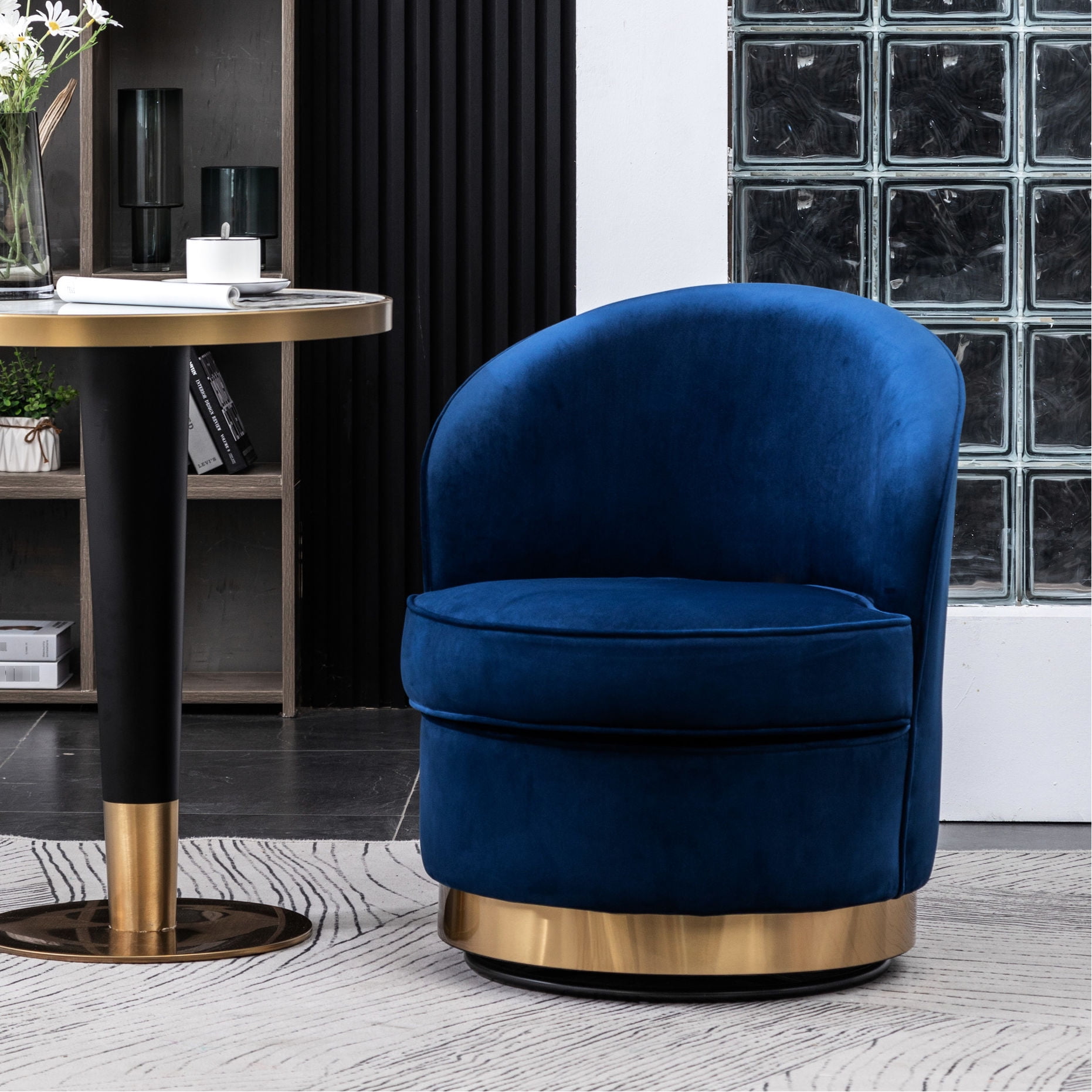 Premium Velvet - Round Base - Home Office / Functional and Attractive ...