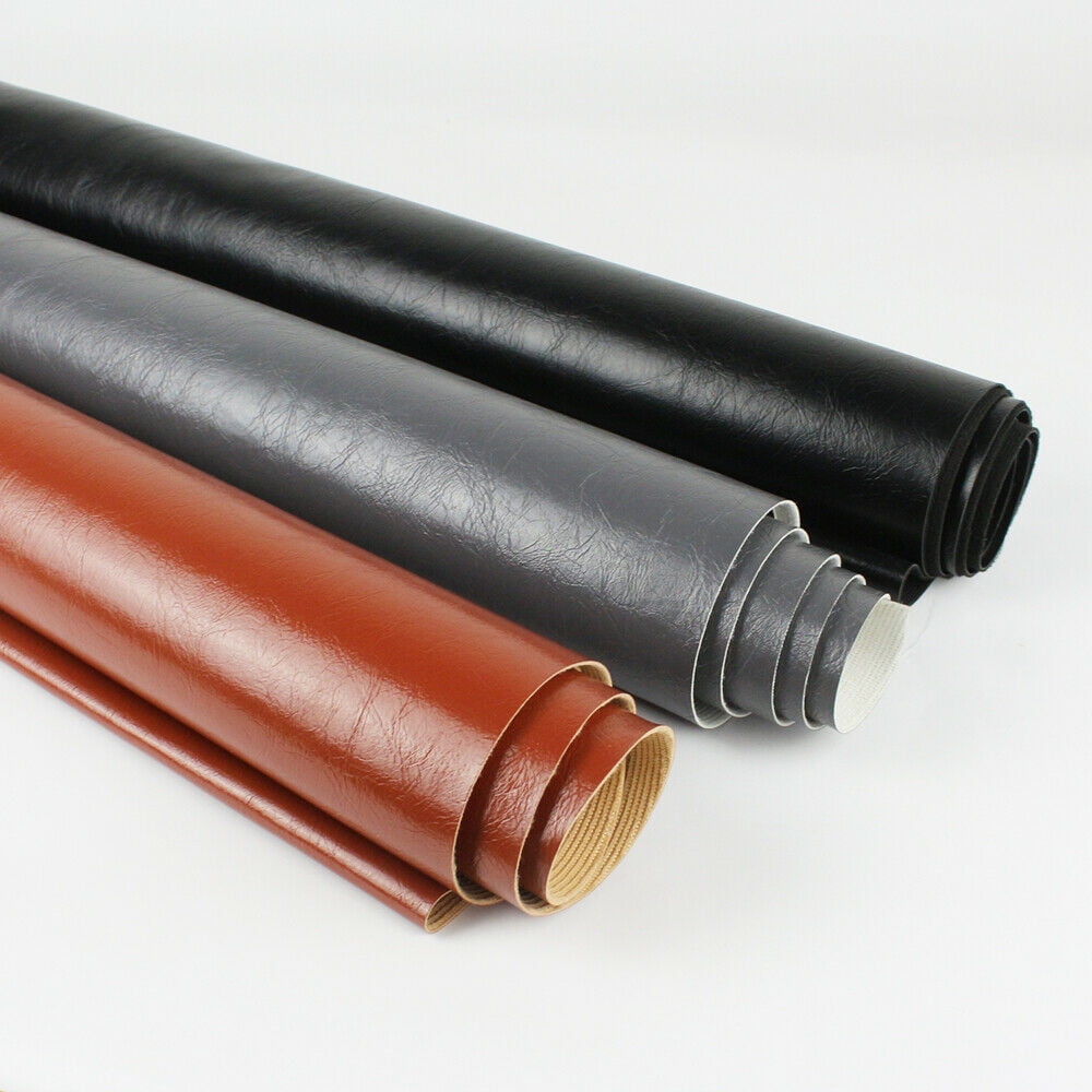 Premium Vinyl Fabric Upholstery Black/Grey/Brown Outdoor Recover Marine ...