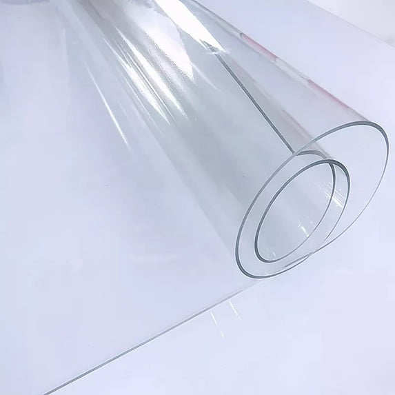 Premium Heavy-Duty Protective Covering: Clear Vinyl Fabric, Thick PVC ...