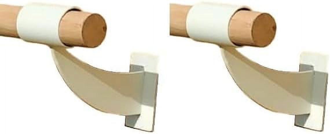 Premium Wall Mount Ballet Barre - Fixed Height, Collared Brackets, 2 ...