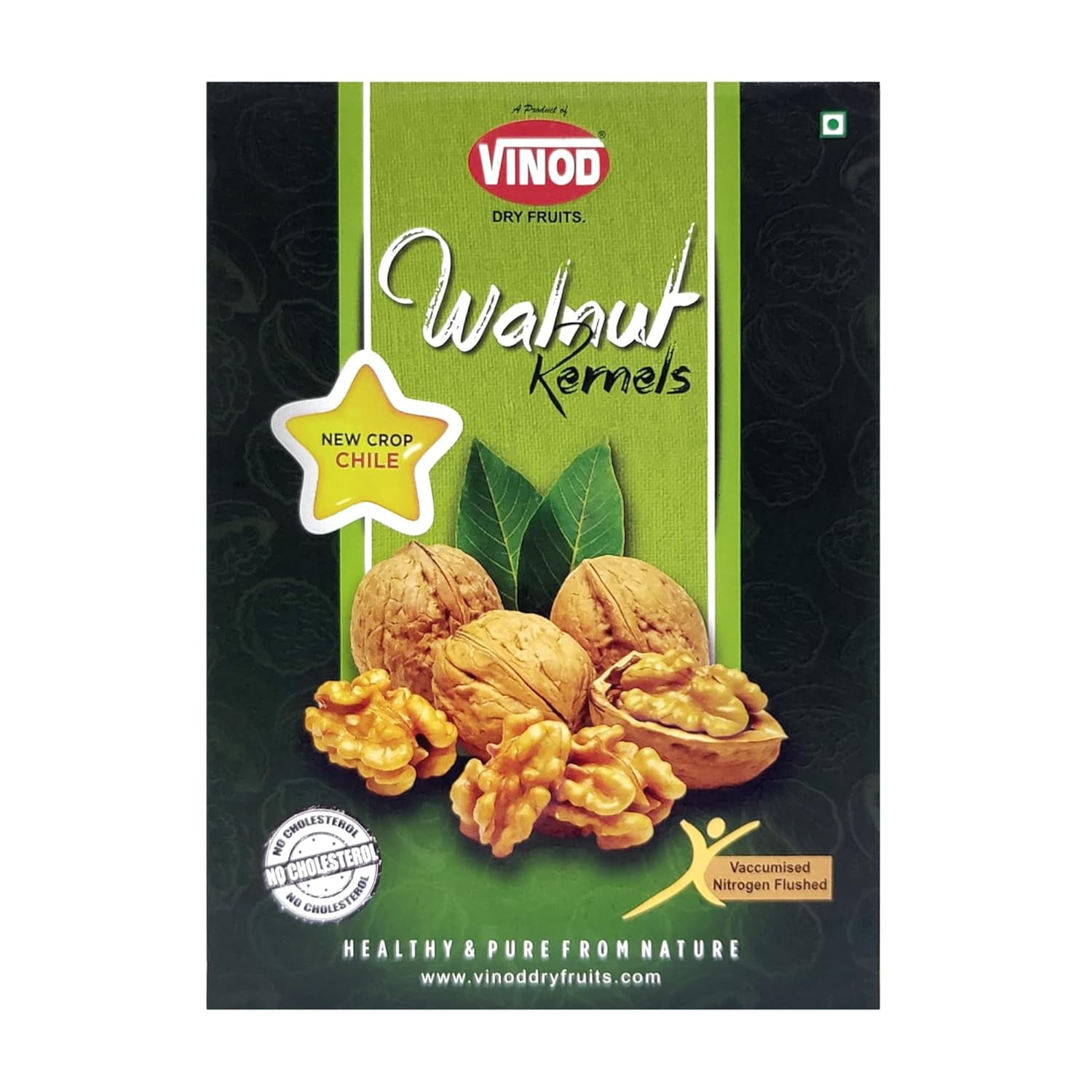 Premium Walnuts Kernels By Vinod Dry Fruits 250gm, | Rich In Proteins, Fiber Healthy Nut Good ...