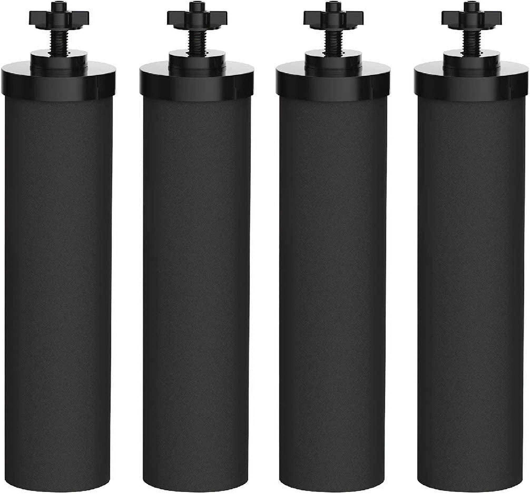 Premium Water Filter Black Cartridge Compatible with Countertop Water ...