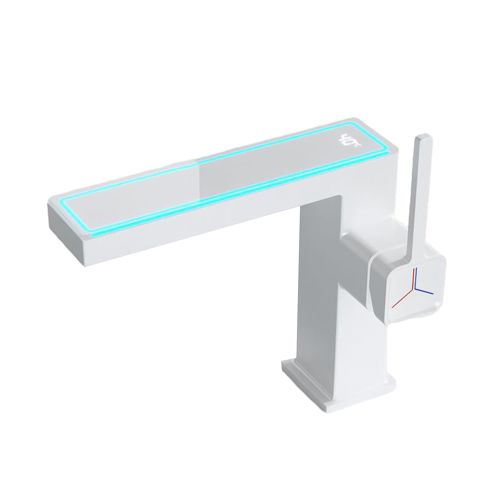 Premium Waterfall Numeric Display Faucet for High-End Washing Basins ...