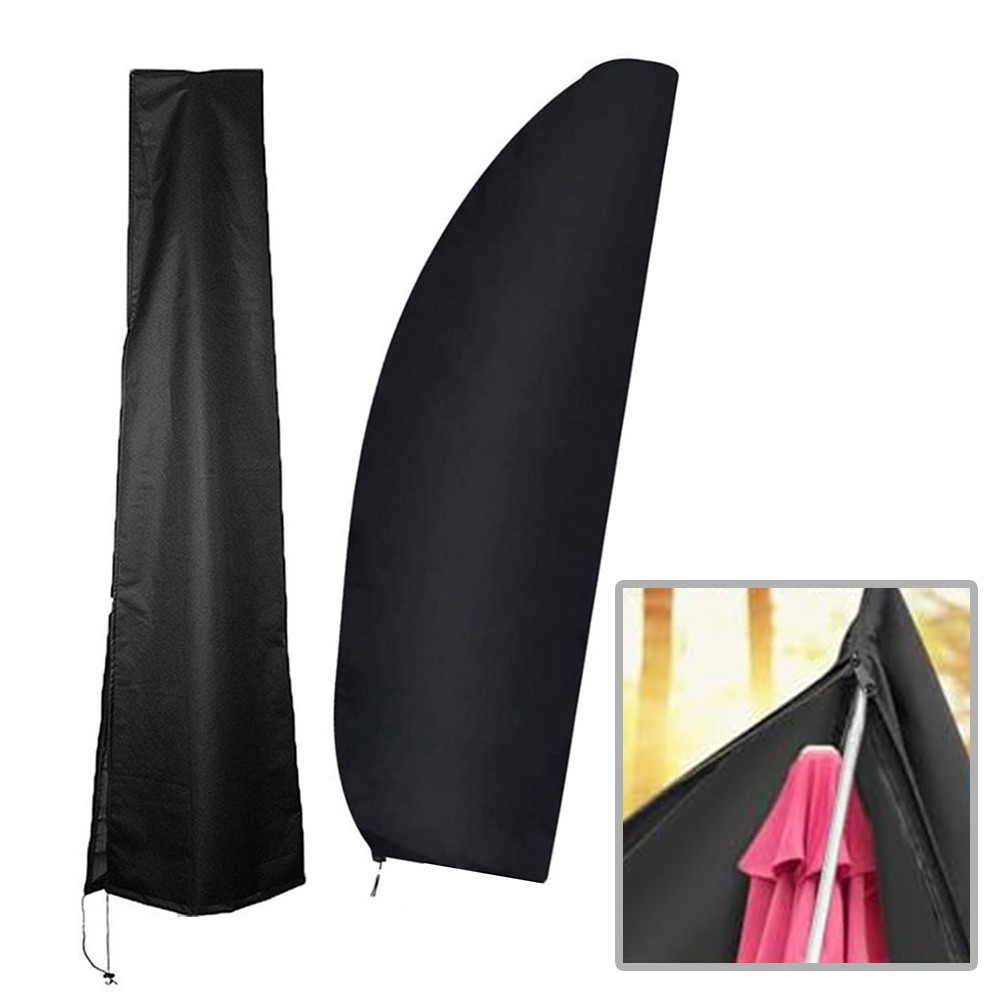 Premium Waterproof Parasol Cover with Drawstring - Protect your Parasol ...