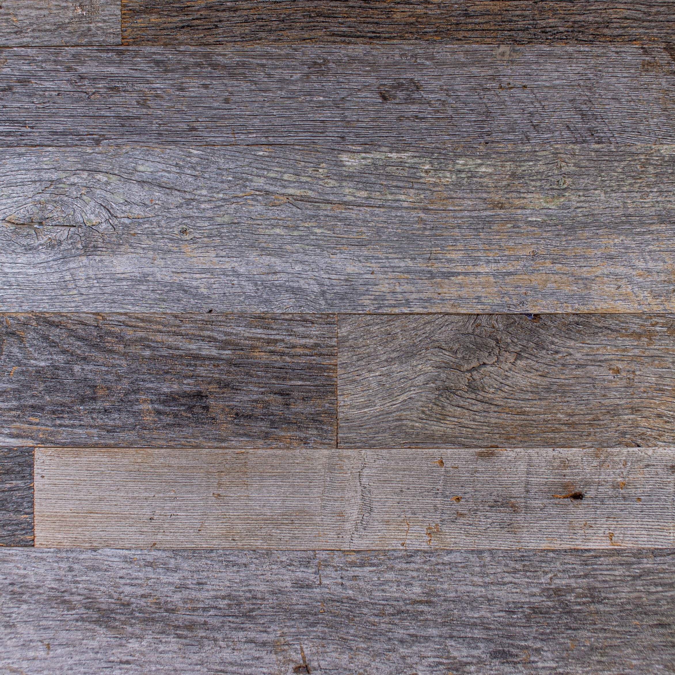 Premium Weathered Gray Reclaimed Barn Wood Bundle (10.2 sq. ft ...