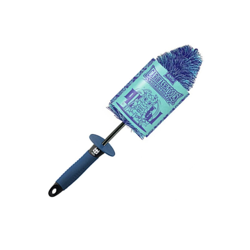 Premium Wheel Scrubber Brush Soft Bristles Alloy SUV Truck Marine Safe ...