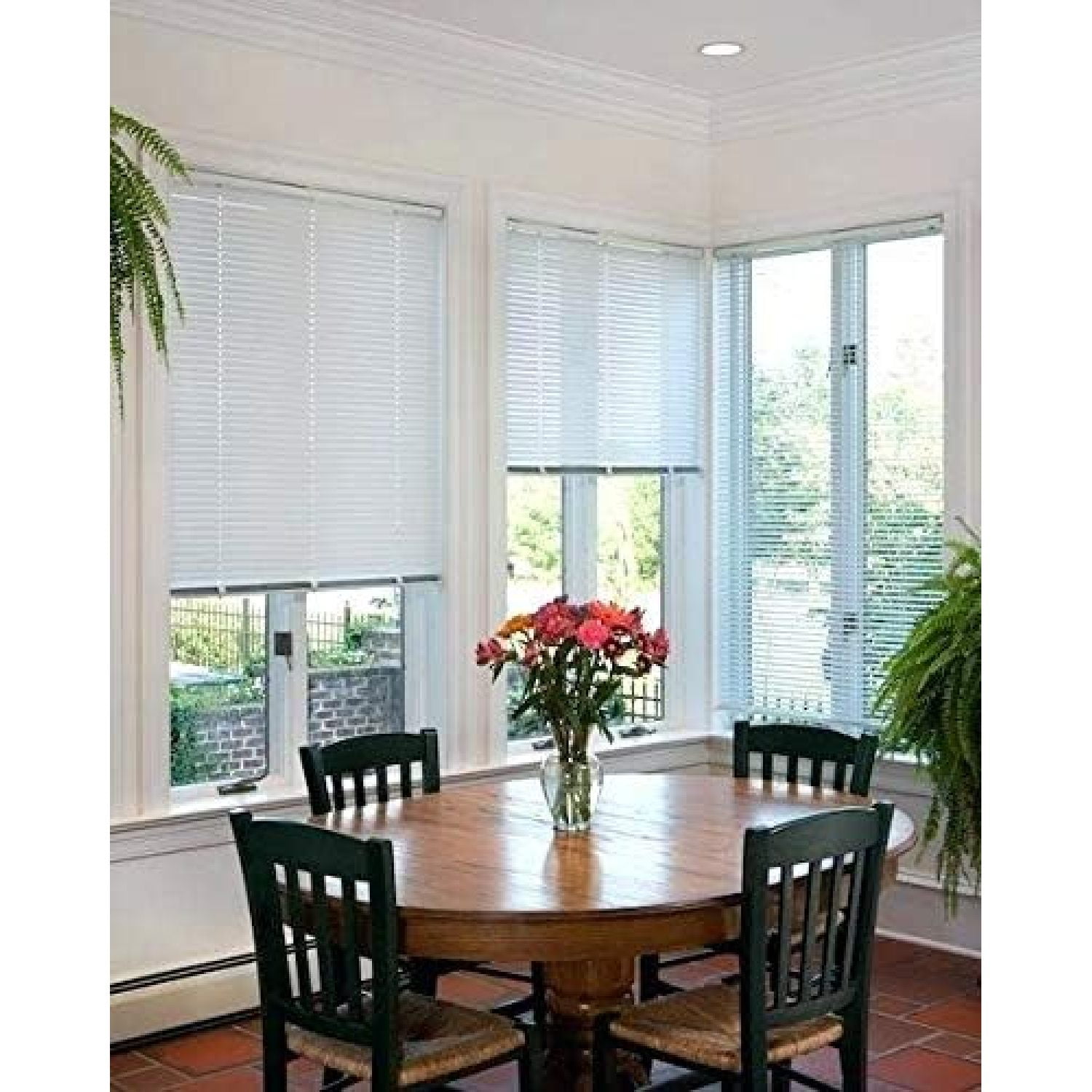 Premium White 1" in Vinyl Blind 21 1/4" W x 72 L (Actual Size 20 3/4 x ...