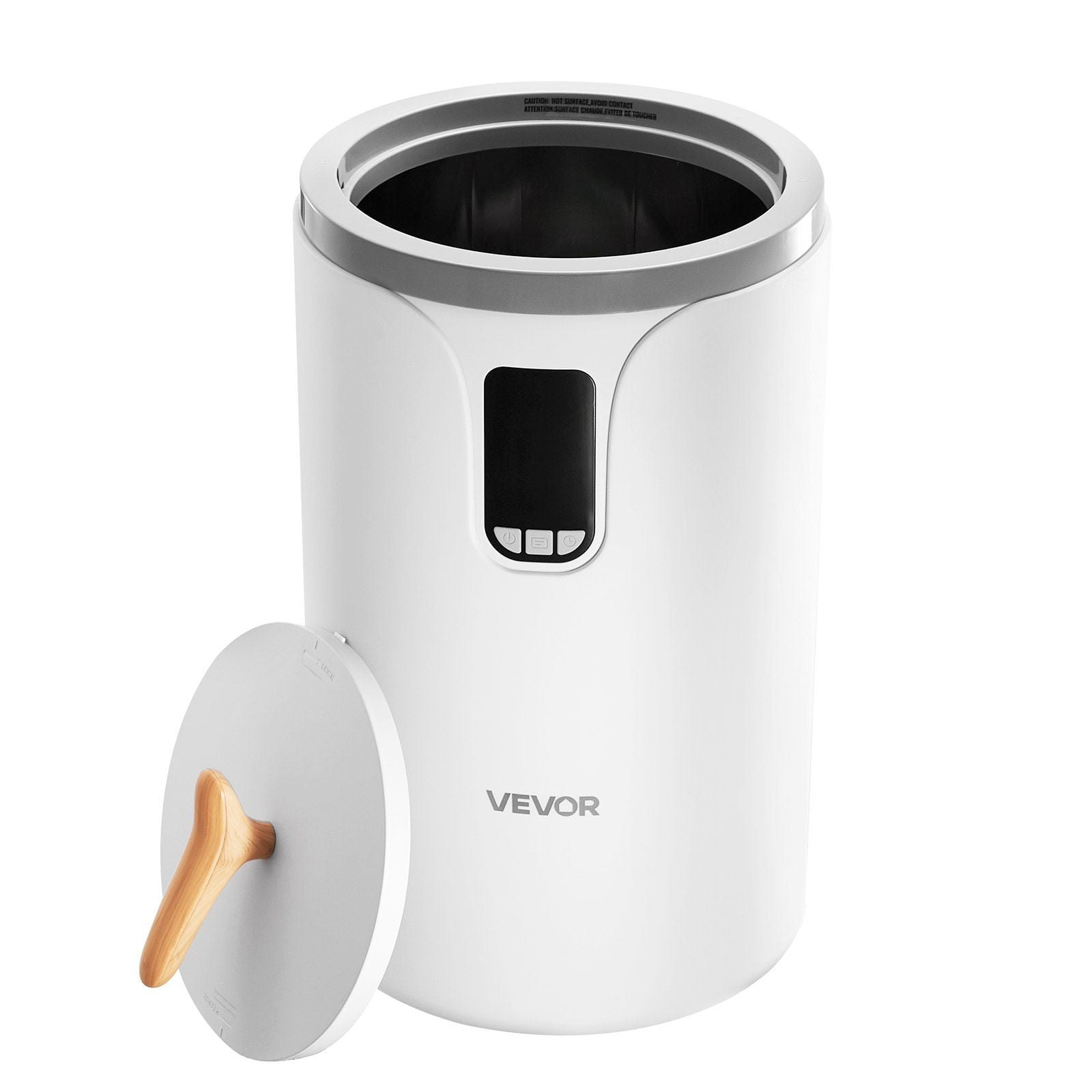 Premium White 20L Heated Towel Bucket Features LED Display ...