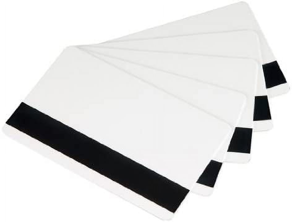 Premium White Blank CR80 30 Mil PVC Cards with High Coercivity Mag ...