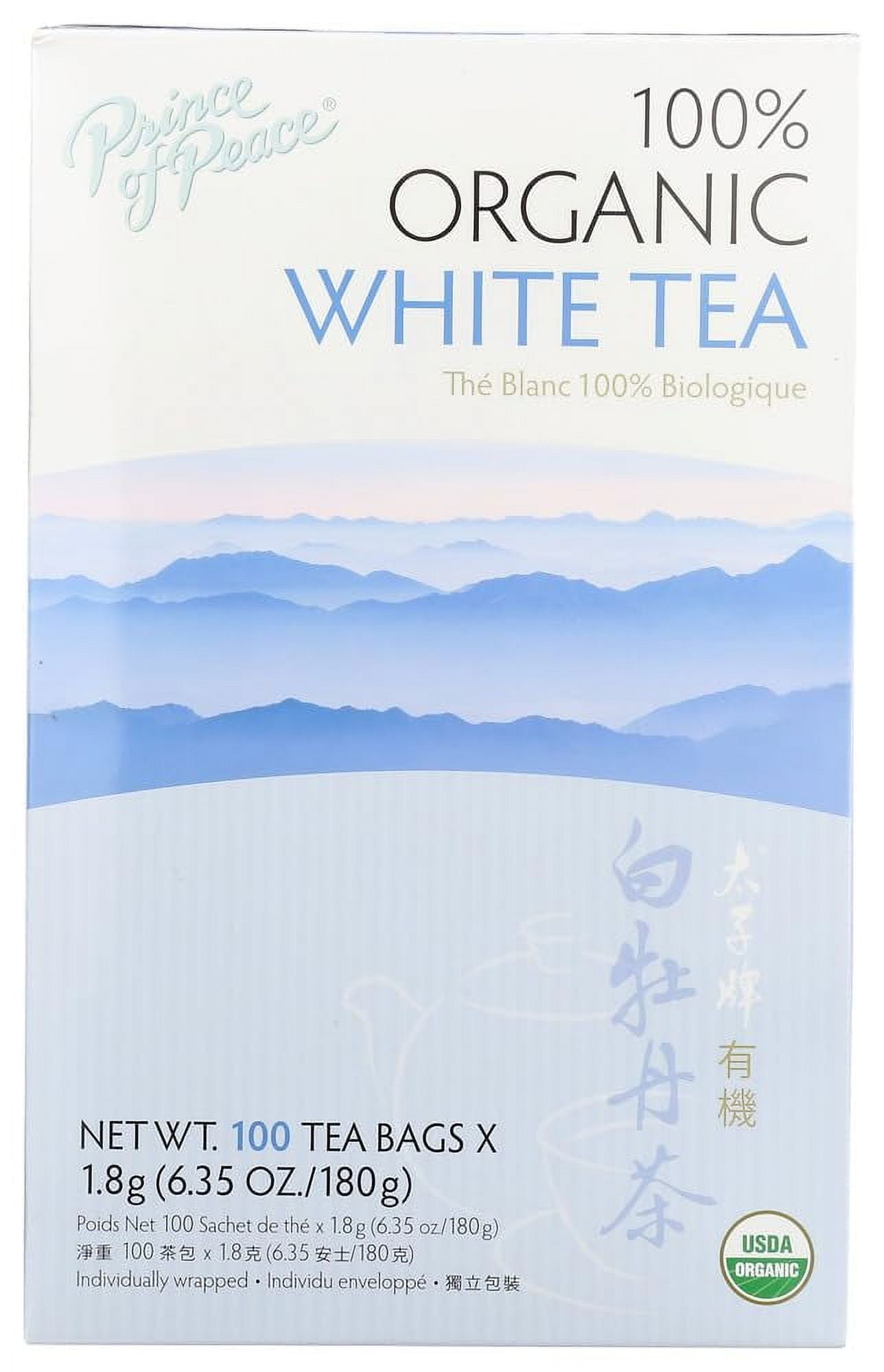 Premium White Tea, 4 Pack - 100 Tea Bags Each – White Tea Bags ...
