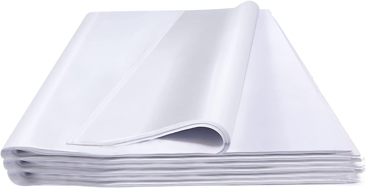 Premium White Tissue Paper 15x20 960 Pack - Soft & Beautiful Finish for ...