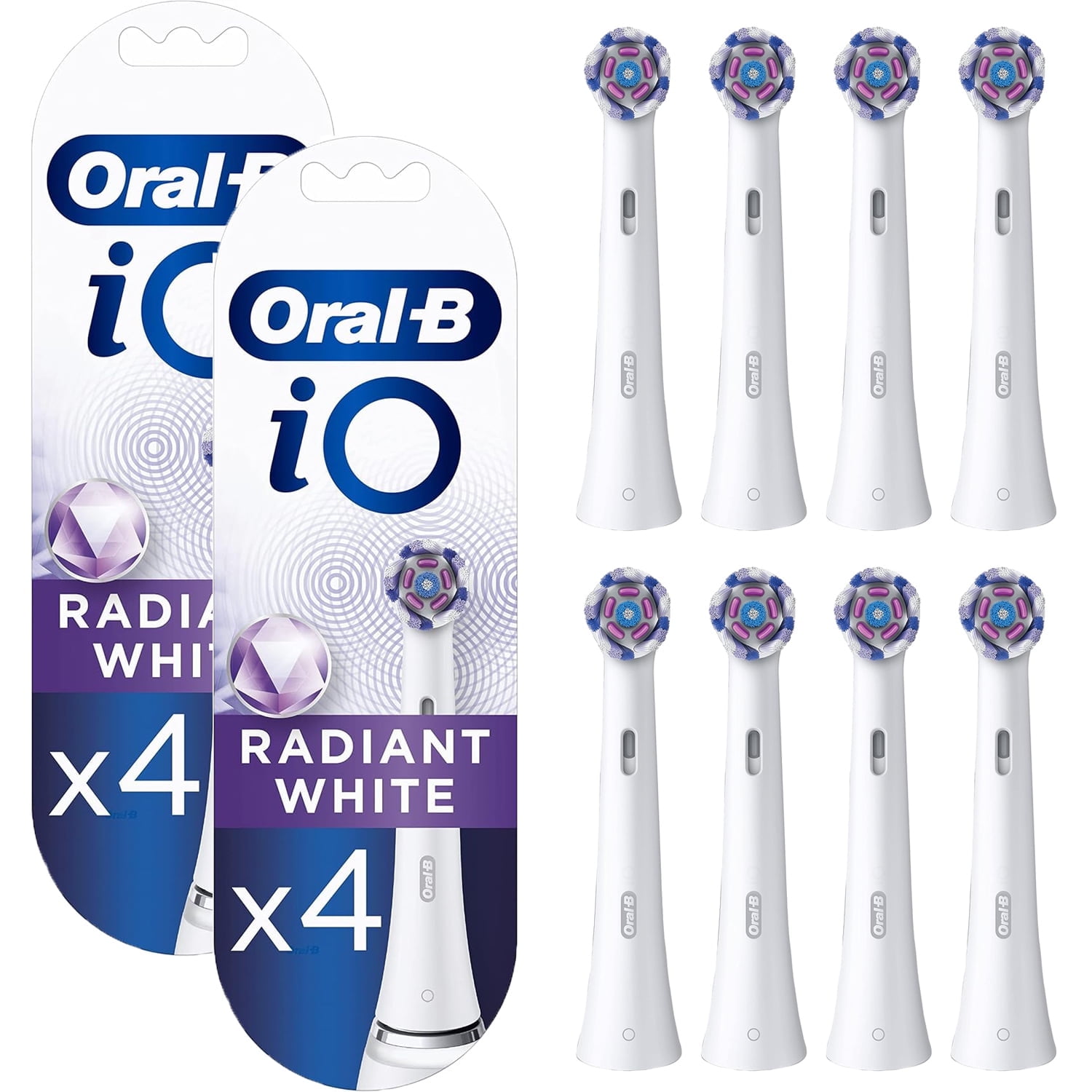 Premium Whitening Electric Toothbrush Heads (8-Pack) – Angled Bristles ...