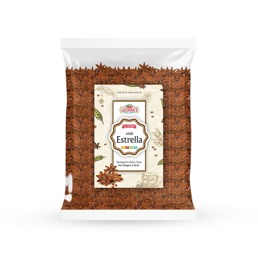 Premium Whole Star Anise Pods – 2.5 lb Bulk Bag | Anís Estrella | Non ...