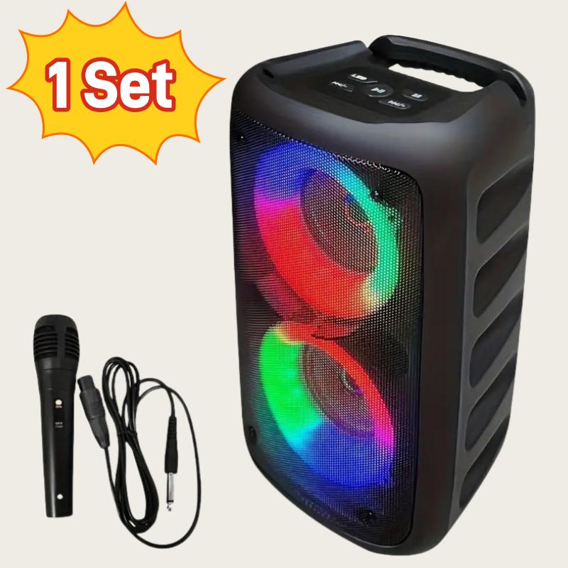 Premium Wireless Boombox Speaker - Large Stereo Sound, Built-in ...
