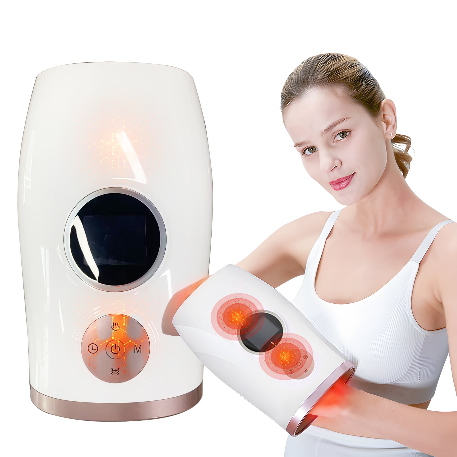 Premium Wireless Hand Massager with Heat and Air Compression ...