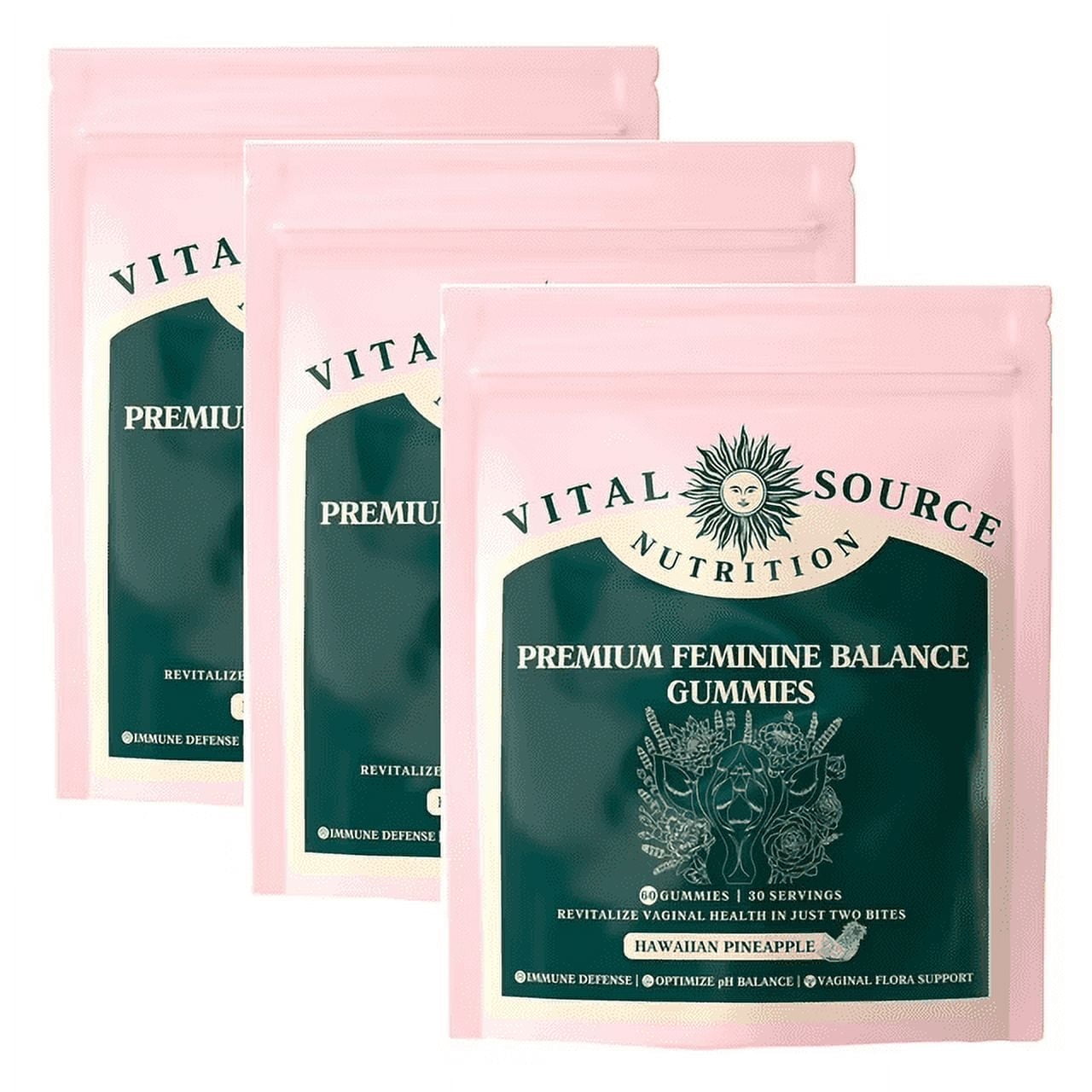 Premium Women’s Balance Gummies 3-Pack - Boosts Immunity, Promotes ...
