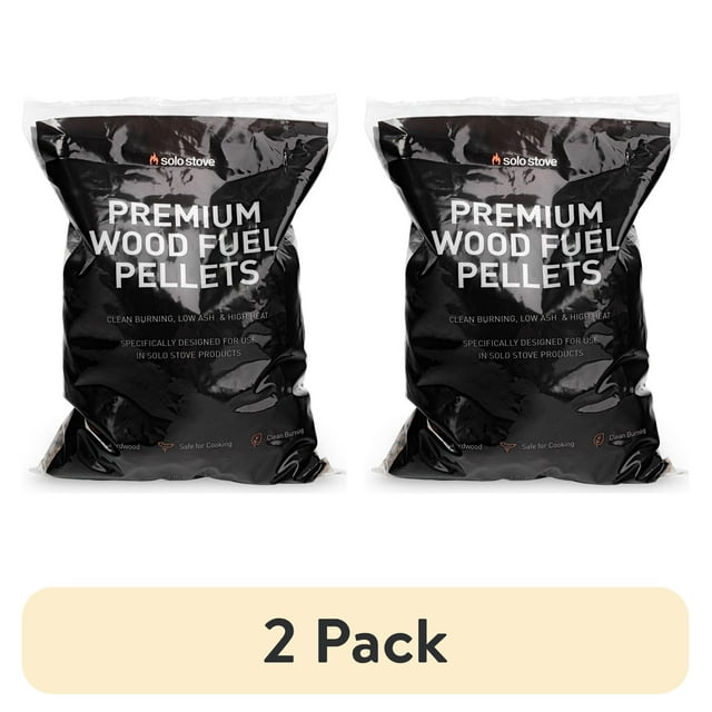 (2 pack) Premium Wood Fuel Pellets 1lb Bag - Walmart.com