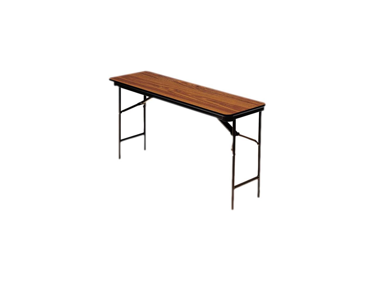 Iceberg OfficeWorks Premium Wood Laminate Folding Table, Sturdy ...