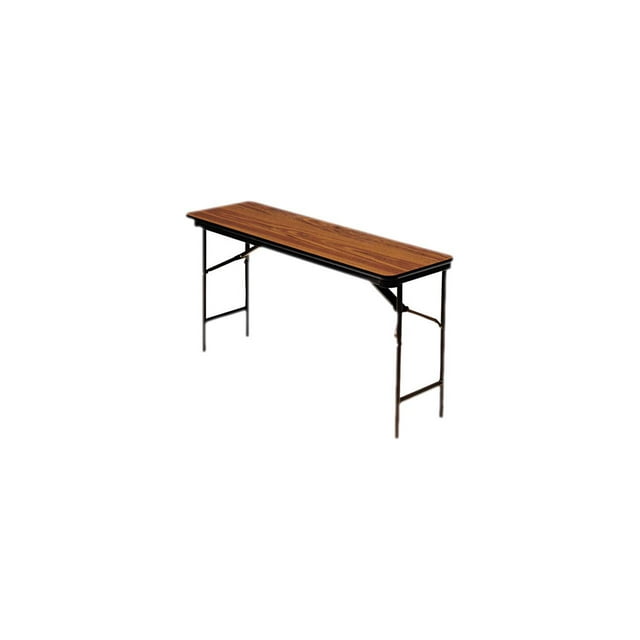 Iceberg OfficeWorks Premium Wood Laminate Folding Table, Sturdy ...