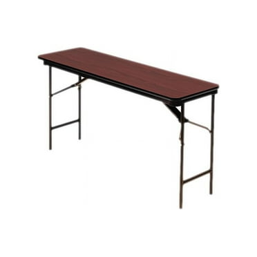 Iceberg OfficeWorks Banquet Office Foldable Top Wood-Laminate Table, 48 ...