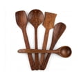 Premium Wooden Kitchen Cooking Utensil Set – Natural Finish, Durable ...