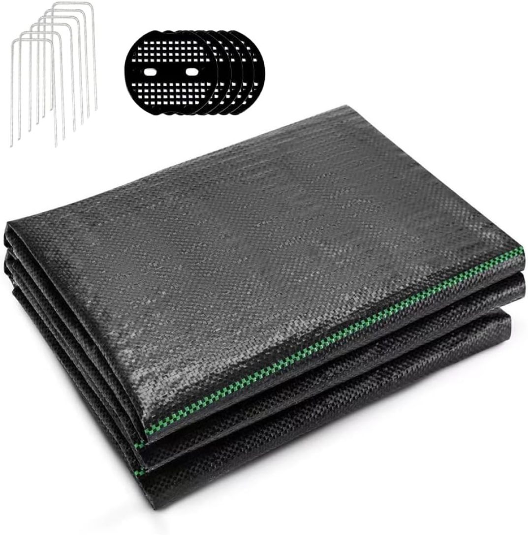 Premium Woven Weed Barrier, 2025 New Heavy Duty Weed Barrier Landscape ...